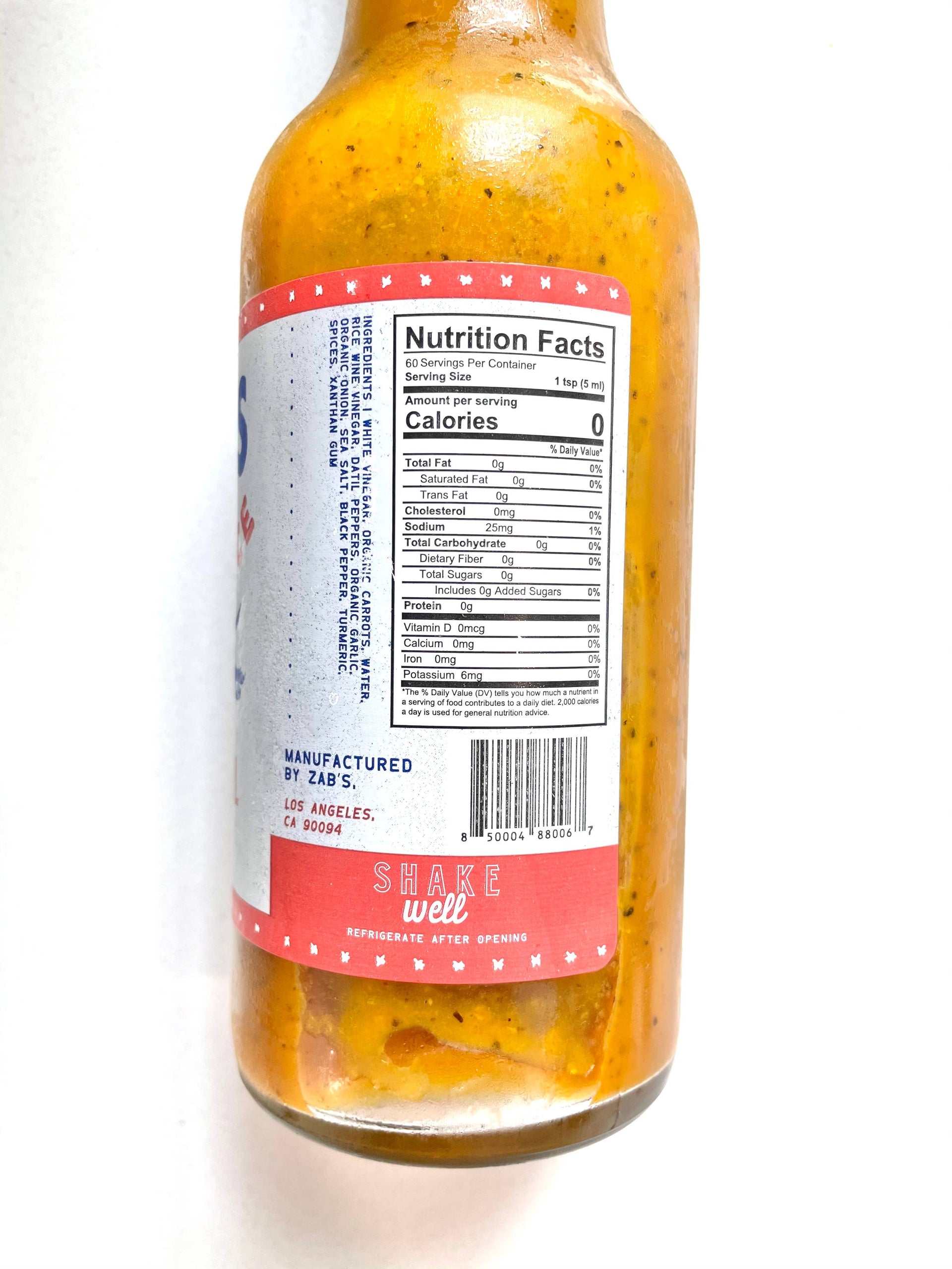 Zab's Original Hot Sauce is a Datil Pepper twist on a classic vinegar ...