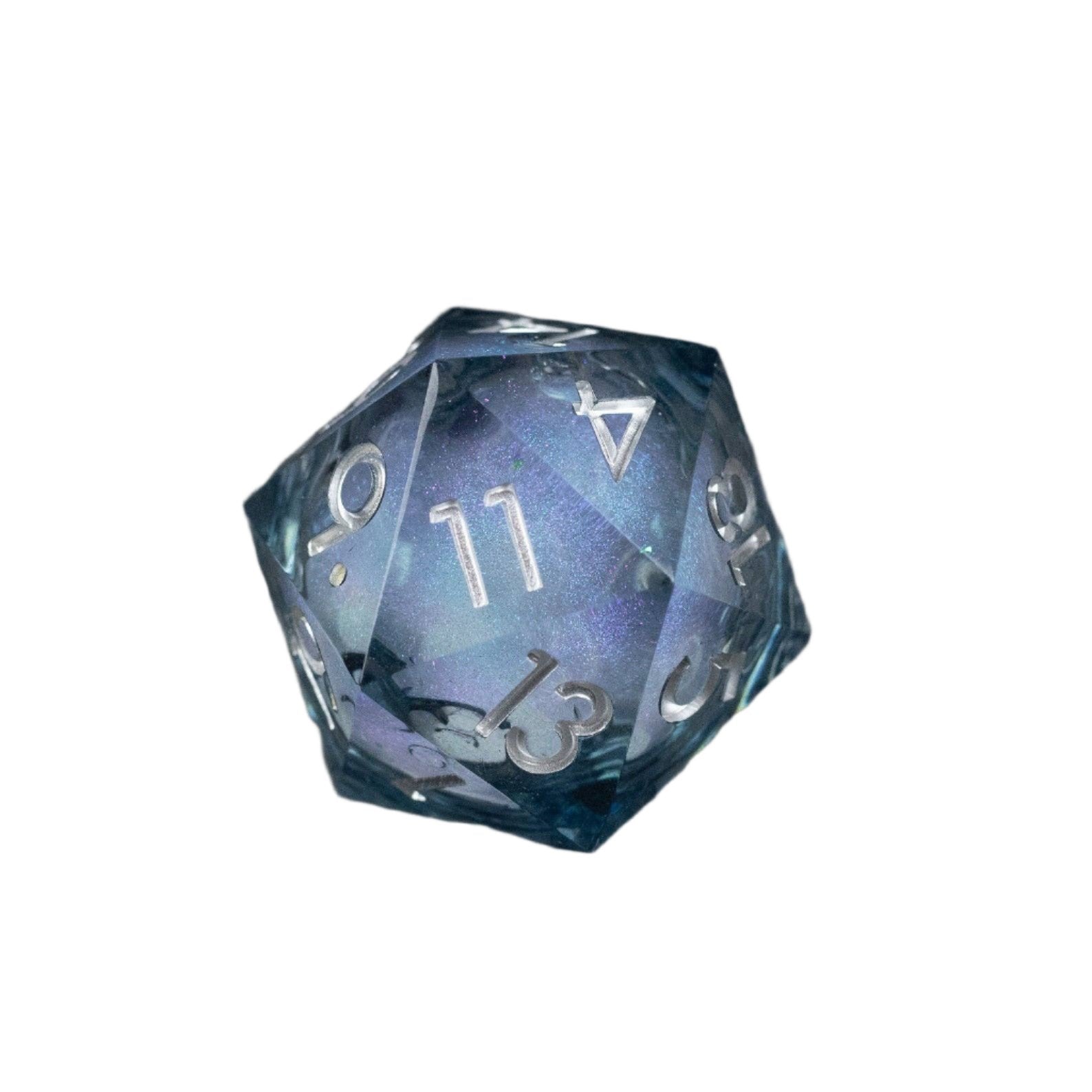 Liquid Core D20 - Chonk 33mm - Midnight Blue | Space Camp