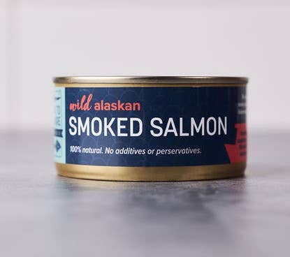 Wild Alaskan Smoked Salmon Tin