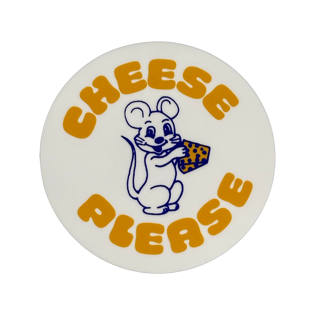 Cheese Please - Vinyl Sticker – Space Camp